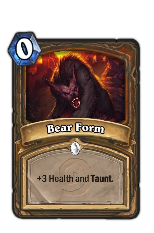 Bear Form | Hearthstone: Heroes of Warcraft Wiki | Fandom
