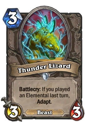 Thunder Lizard | Hearthstone: Heroes of Warcraft Wiki | Fandom