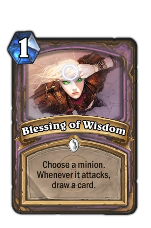 Blessing of Wisdom | Hearthstone: Heroes of Warcraft Wiki | Fandom