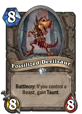 Fossilized Devilsaur | Hearthstone: Heroes of Warcraft Wiki | Fandom