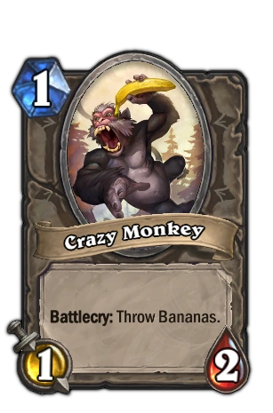 Crazy Monkey | Hearthstone: Heroes of Warcraft Wiki | Fandom