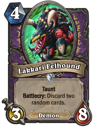 Lakkari Felhound | Hearthstone: Heroes of Warcraft Wiki | Fandom