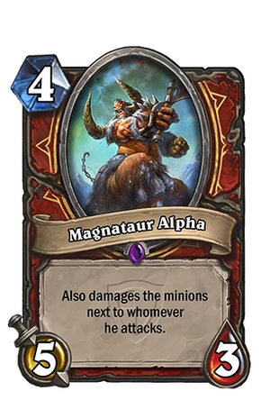 Magnataur Alpha | Hearthstone: Heroes of Warcraft Wiki | Fandom