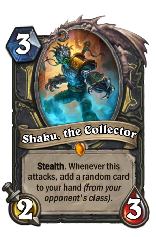Shaku, the Collector | Hearthstone: Heroes of Warcraft Wiki | Fandom