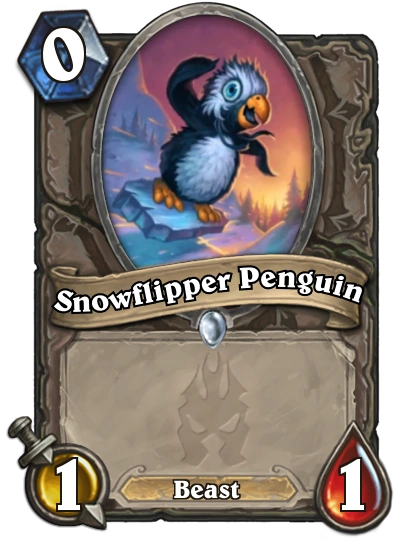 Snowflipper Penguin | Hearthstone: Heroes of Warcraft Wiki | Fandom