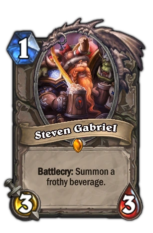 Steven Gabriel | Hearthstone: Heroes of Warcraft Wiki | Fandom