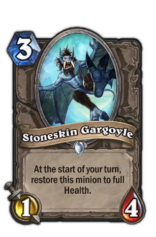 Stoneskin Gargoyle | Hearthstone: Heroes of Warcraft Wiki | Fandom