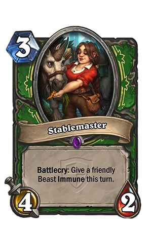 Stablemaster | Hearthstone: Heroes of Warcraft Wiki | Fandom