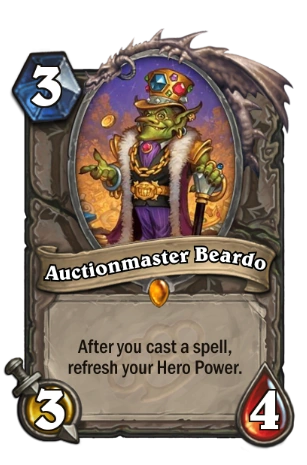 Auctionmaster Beardo | Hearthstone: Heroes of Warcraft Wiki | Fandom