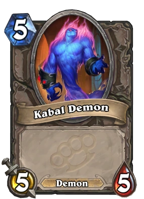 Kabal Demon (5) | Hearthstone: Heroes of Warcraft Wiki | Fandom