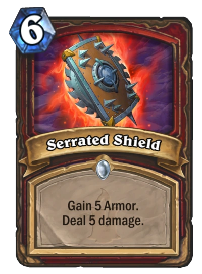 Serrated Shield | Hearthstone: Heroes of Warcraft Wiki | Fandom
