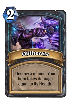 Obliterate | Hearthstone: Heroes of Warcraft Wiki | Fandom