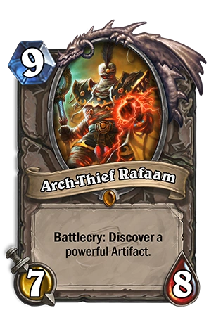Arch-Thief Rafaam | Hearthstone: Heroes of Warcraft Wiki | Fandom