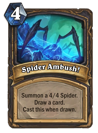 Spider Ambush! | Hearthstone: Heroes of Warcraft Wiki | Fandom
