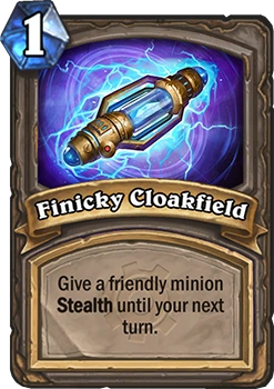 Finicky Cloakfield | Hearthstone: Heroes of Warcraft Wiki | Fandom
