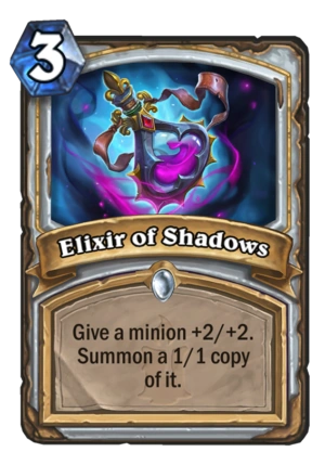 Elixir of Shadows | Hearthstone: Heroes of Warcraft Wiki | Fandom