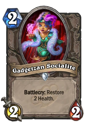 Gadgetzan Socialite | Hearthstone: Heroes of Warcraft Wiki | Fandom