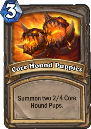 Core Hound Puppies | Hearthstone: Heroes of Warcraft Wiki | Fandom