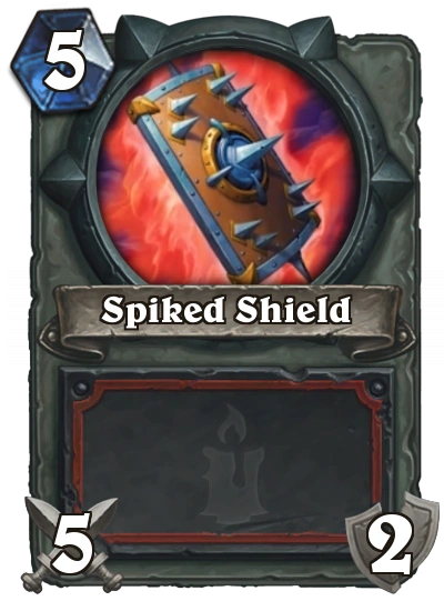 Spiked Shield (weapon) | Hearthstone: Heroes of Warcraft Wiki | Fandom