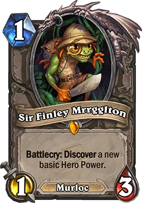 Sir Finley Mrrgglton | Hearthstone: Heroes of Warcraft Wiki | Fandom