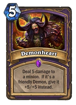 Demonheart | Hearthstone: Heroes of Warcraft Wiki | Fandom