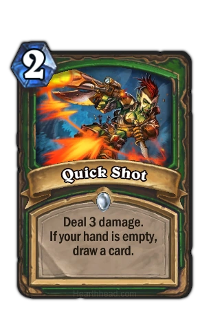 Quick Shot | Hearthstone: Heroes of Warcraft Wiki | Fandom