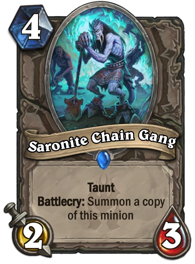 Saronite Chain Gang | Hearthstone: Heroes of Warcraft Wiki | Fandom