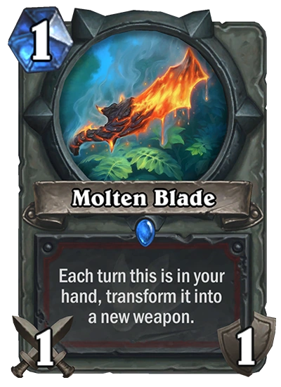 Molten Blade | Hearthstone: Heroes of Warcraft Wiki | Fandom