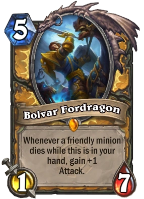 Bolvar Fordragon | Hearthstone: Heroes of Warcraft Wiki | Fandom