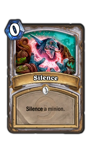 Silence (card) | Hearthstone: Heroes of Warcraft Wiki | Fandom