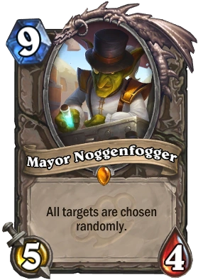 Mayor Noggenfogger | Hearthstone: Heroes of Warcraft Wiki | Fandom