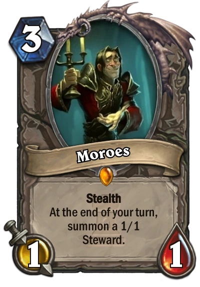 Moroes | Hearthstone: Heroes of Warcraft Wiki | Fandom