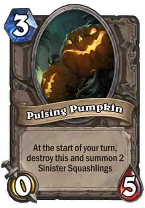 Pulsing Pumpkin | Hearthstone: Heroes of Warcraft Wiki | Fandom