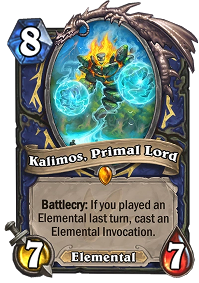 Kalimos, Primal Lord | Hearthstone: Heroes of Warcraft Wiki | Fandom