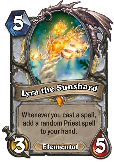 Lyra the Sunshard | Hearthstone: Heroes of Warcraft Wiki | Fandom