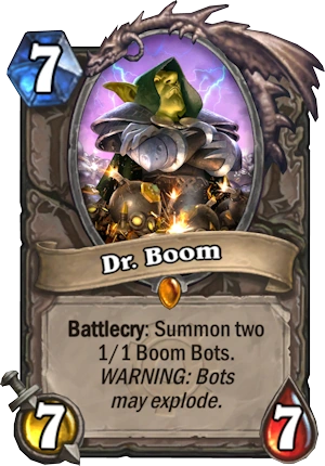 Dr. Boom | Hearthstone: Heroes of Warcraft Wiki | Fandom