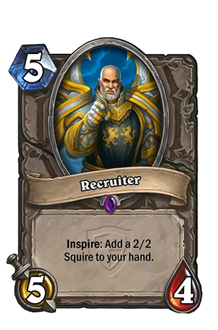 Recruiter | Hearthstone: Heroes of Warcraft Wiki | Fandom