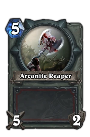 Arcanite Reaper | Hearthstone: Heroes of Warcraft Wiki | Fandom