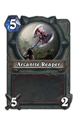 Arcanite Reaper | Hearthstone: Heroes of Warcraft Wiki | Fandom
