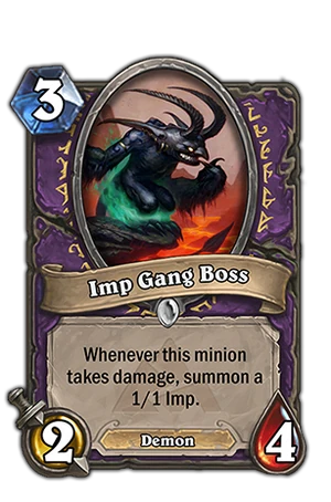 Imp Gang Boss | Hearthstone: Heroes of Warcraft Wiki | Fandom