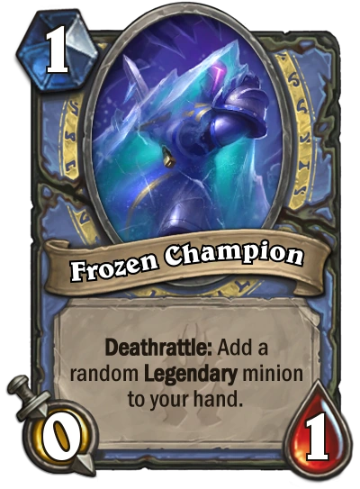 Frozen Champion (Frozen Throne) | Hearthstone: Heroes of Warcraft Wiki ...
