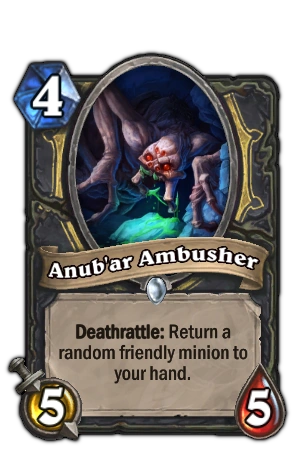 Anub'ar Ambusher | Hearthstone: Heroes of Warcraft Wiki | Fandom