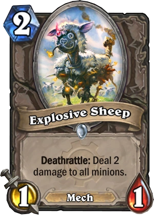 Explosive Sheep | Hearthstone: Heroes of Warcraft Wiki | Fandom