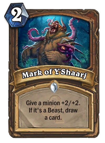 Mark of Y'Shaarj | Hearthstone: Heroes of Warcraft Wiki | Fandom