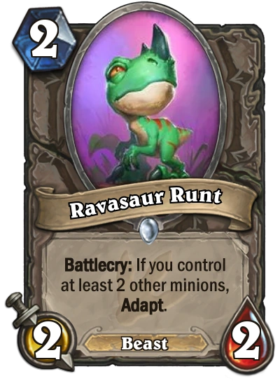 Ravasaur Runt | Hearthstone: Heroes of Warcraft Wiki | Fandom
