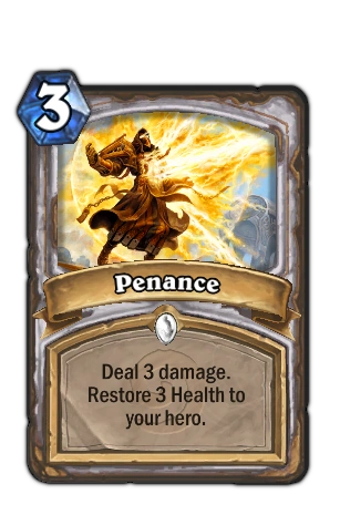 Penance | Hearthstone: Heroes of Warcraft Wiki | Fandom