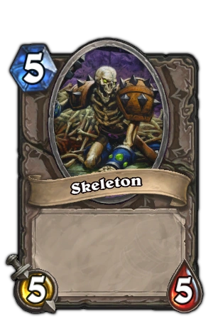 Skeleton (heroic) | Hearthstone: Heroes of Warcraft Wiki | Fandom