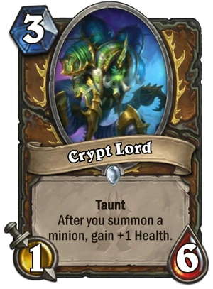 Crypt Lord | Hearthstone: Heroes of Warcraft Wiki | Fandom