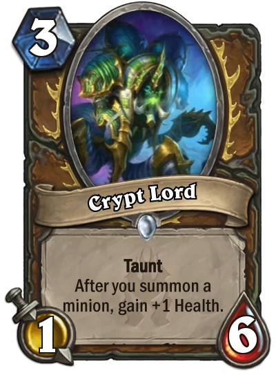 Crypt Lord | Hearthstone: Heroes of Warcraft Wiki | Fandom