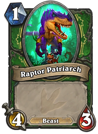 Raptor Patriarch | Hearthstone: Heroes of Warcraft Wiki | Fandom